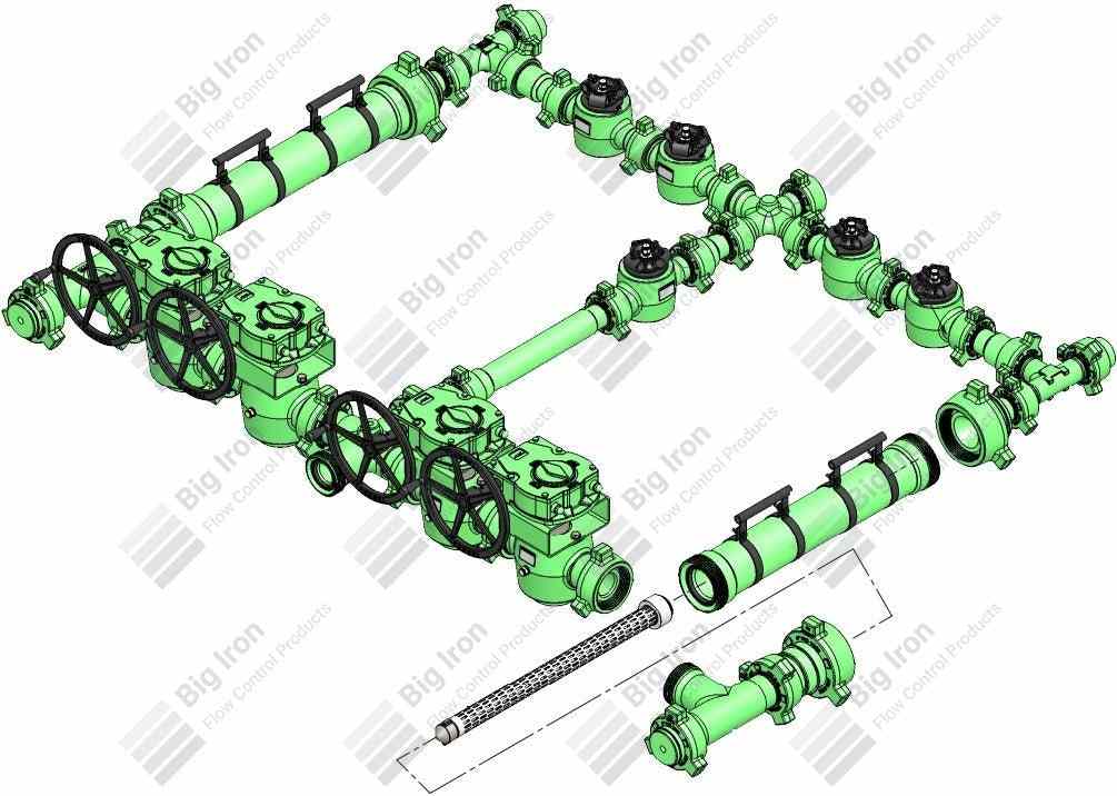 Dual Barrel Dual Barrier Debris Catcher 4” Fig 1502 X 2” Fig 1502 W/2 ...