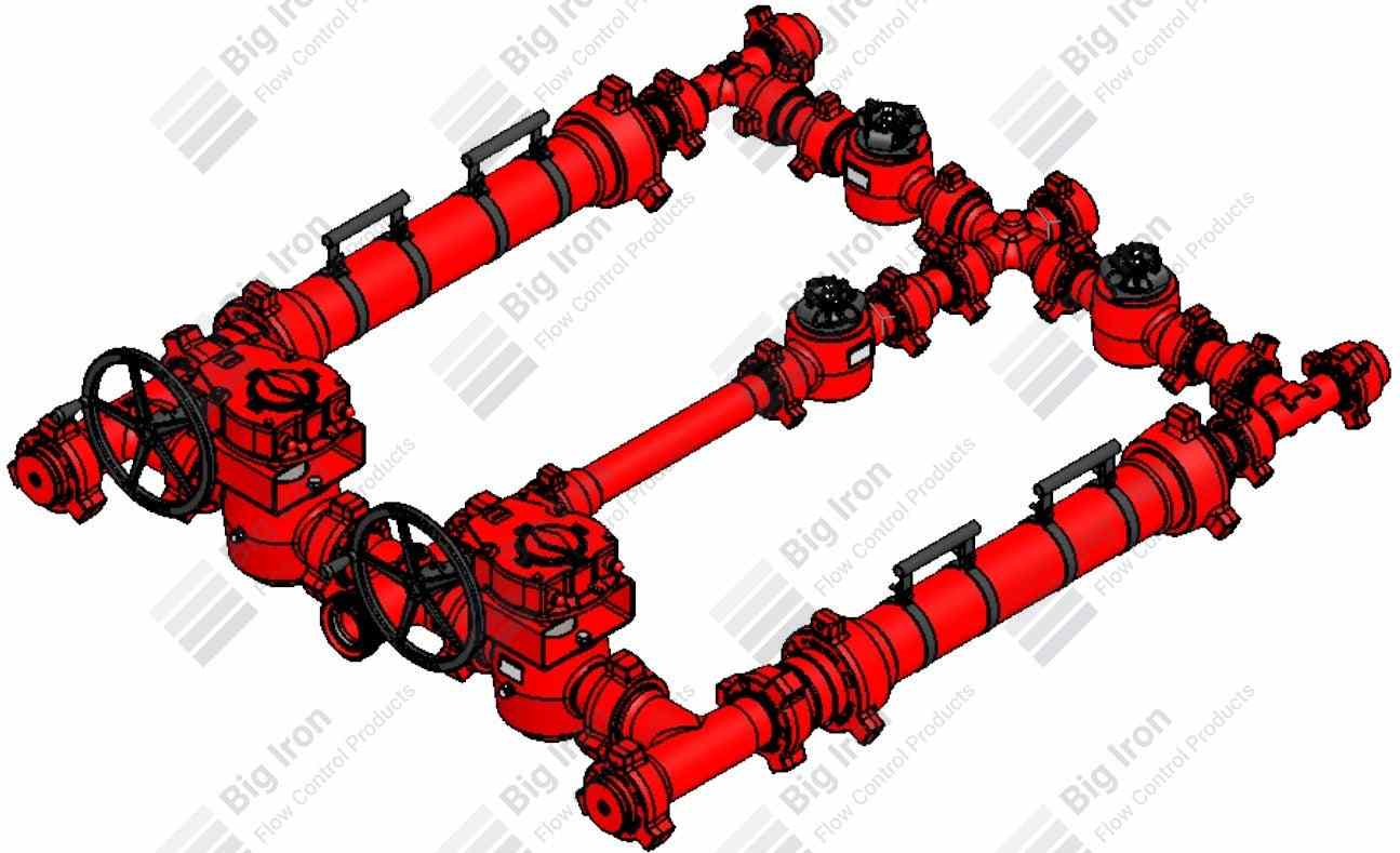 Dual Barrel Debris Catcher 4" Fig 1502 X 2" Fig 1502 W/ 2.375" X 33" S ...